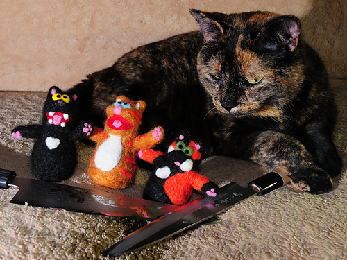 Ravelry: Stabby Cat pattern by Selina S