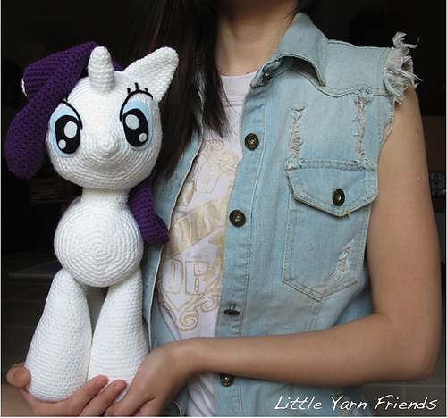 Ravelry: My Little Pony Rarity pattern by Rachel Hoe