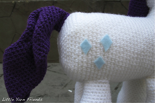 Ravelry: My Little Pony Rarity pattern by Rachel Hoe