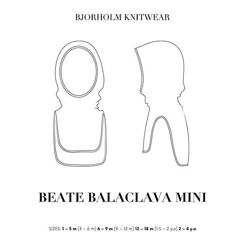Ravelry: Beate Balaclava Mini pattern by Bjorholm Knitwear