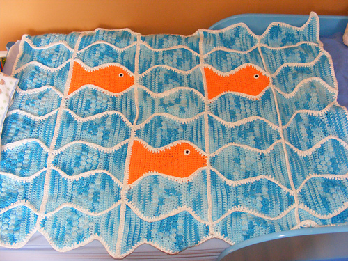 Ravelry: Crochet Fish Motif pattern by Eboni A. Johnson