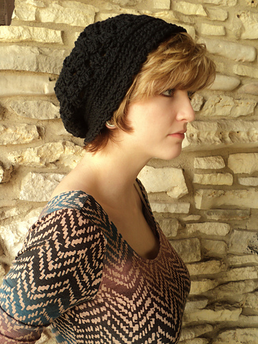 Ravelry: Tulip Stitch Slouchy Crochet Hat pattern by Elizabeth Gormley