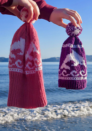 Ravelry: 2 Dolphin Hats pattern by LizzyLou Knits