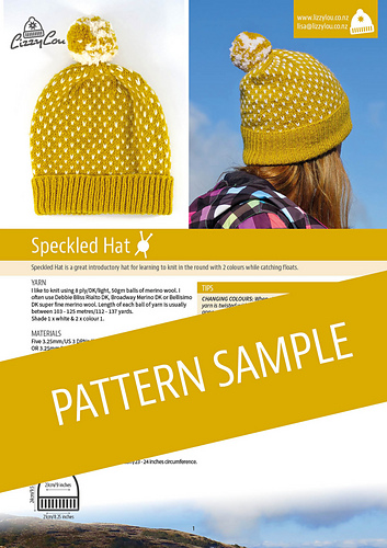 Ravelry: Speckled Hat pattern by LizzyLou Knits