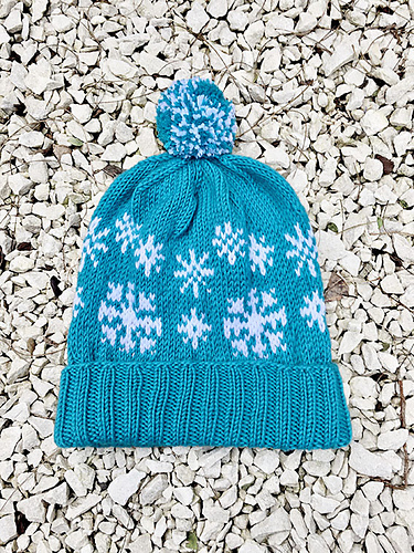 Ravelry: Floating Snowflake Hat pattern by LizzyLou Knits
