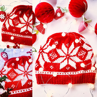 Ravelry: lizzylouNZ's Scandinavian Star Hat