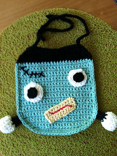 Ravelry: lklehman's Frank N. Stein Bib