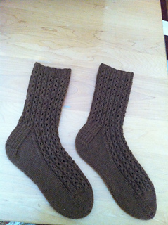 Ravelry: llarsen101's Mock cable socks