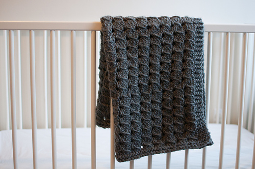 Ravelry: Chunky Lace Baby Blanket pattern by Ellie Fitzpatrick
