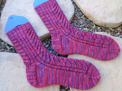 Ravelry: Hexylic Socks pattern by Lisa Adcock
