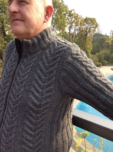 Ravelry: Atticus Zipped Jacket pattern by Suzie Sparkles
