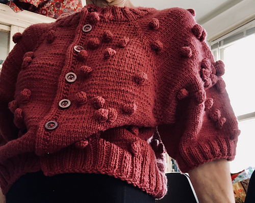 Ravelry: Make bobble cardigan pattern by Neringa Ruke