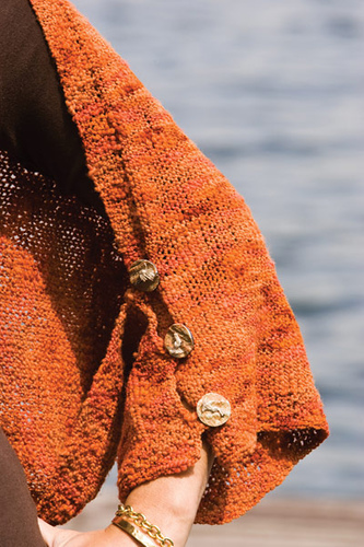 Ravelry: Nancy One Skein Shrugigan pattern by Lisa Limber