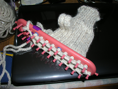 Ravelry: One Loom Mitten pattern by Amy Kay