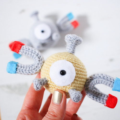 Ravelry: Magnemite Pokemon Amigurumi pattern by Cathrine Johansson