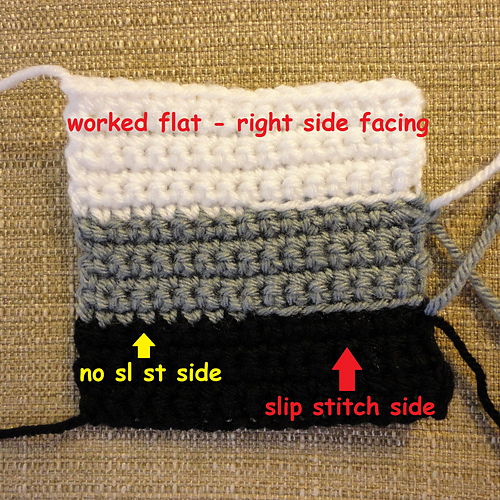 Ravelry: straight edged stripes in crochet pattern by Suzanne Resaul