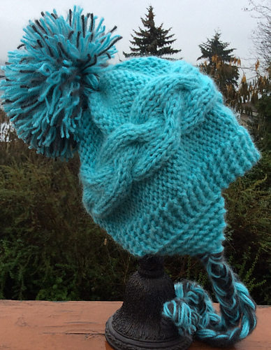 Ravelry: Pom Pom Hat pattern by Lora M