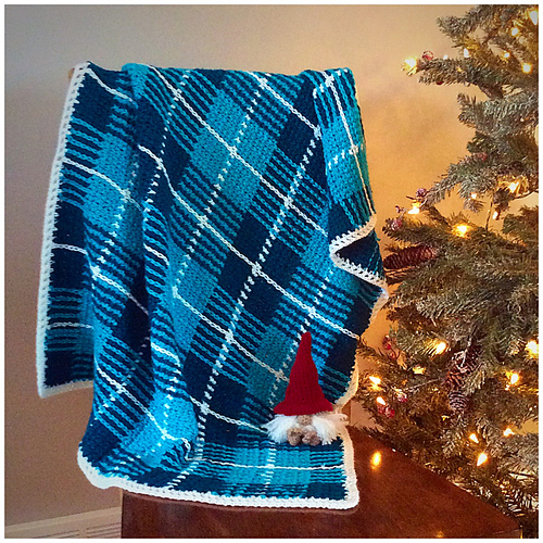 Ravelry: Plaid Baby Blanket pattern by The Crochet Files