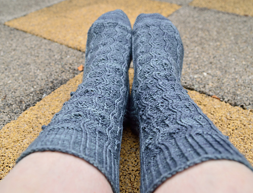 Ravelry: Salamandre Socks pattern by Christine Monnard