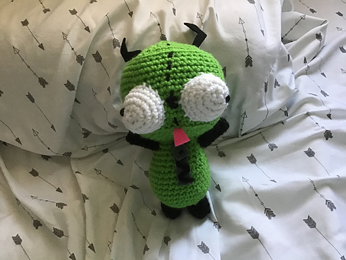 Ravelry: Invader Zim GIR Plush pattern by Cutiepie Crochet
