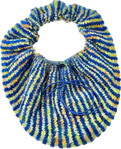 Ravelry: scrunchie bag (knit) pattern by Loupy Studio