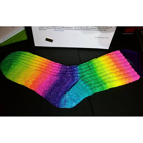 Ravelry: Extra Large Socks for Swollen Feet pattern by Stacie Strickland