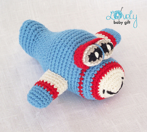 Ravelry: Amigurumi Airplane stuffed mini toy pattern by Viktorija ...