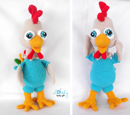 Ravelry: Amigurumi Rooster Toy pattern by Viktorija Dineikiene