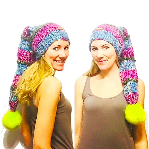 Ravelry: Megan Pixie Stocking Cap pattern by Amanda Lee