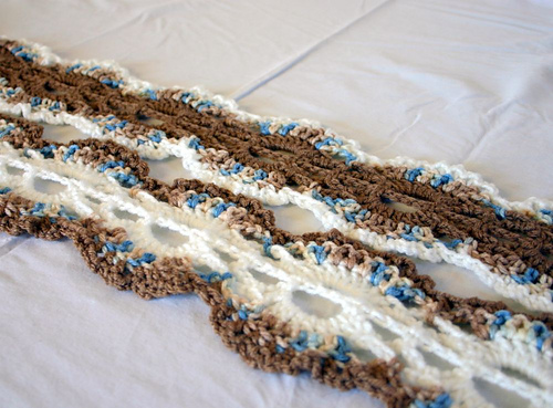 Ravelry: Lacy Waves Crochet Scarf pattern by Alaina Smith