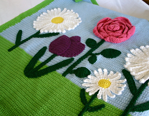 Ravelry: Spring scene afghan pattern by Alaina Smith