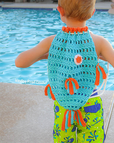 Ravelry: Fish Beach Backpack pattern by Lindsey Dale