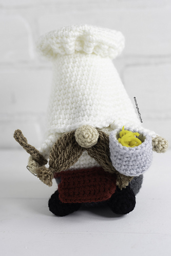 Ravelry: Chef Baker Gnome pattern by Lindsey Dale
