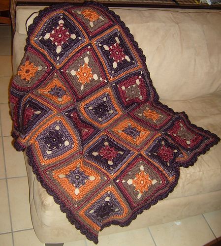 Ravelry: Harvest Patchwork Afghan pattern by Lion Brand Yarn