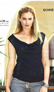 Ravelry: # 34 Top noir pattern by Lang Yarns