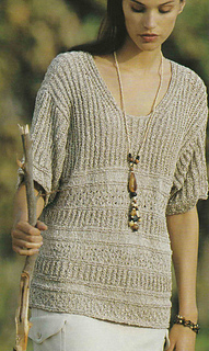 Ravelry: # 20 Stone Grey Sweater with Short Sleeves pattern by Sabrina ...