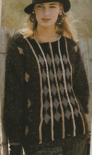 Ravelry: # 31 Pull à rayures et losanges pattern by Sandra Magazine