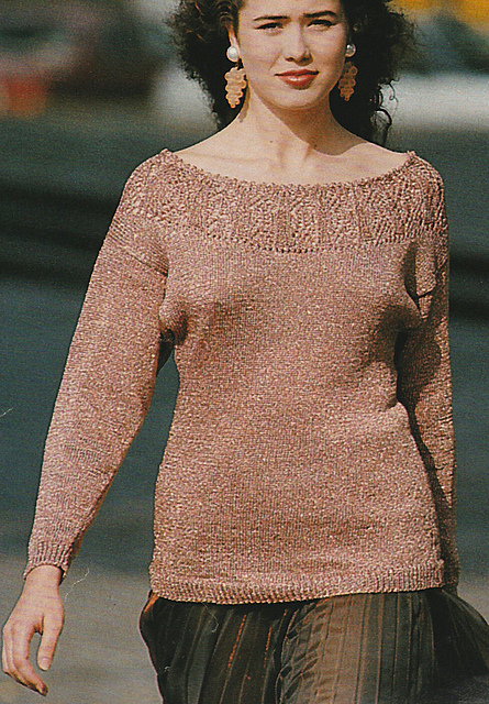 Ravelry: # 20 Copper Sweater pattern by Sandra Magazine