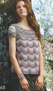 Ravelry: # 65 Top motif ondulé et patte torsadée pattern by ...