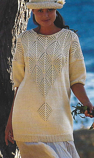 Ravelry: # 04 Pulli in Vanille pattern by Diana Magazine