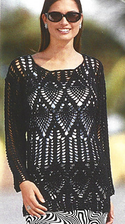 Ravelry: # 10 Pull noir à motifs de losanges pattern by Sabrina Special ...