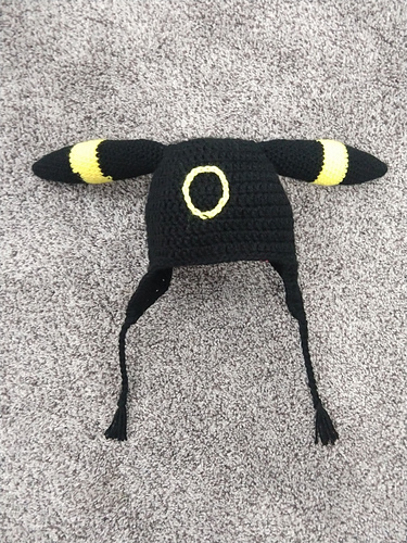 Ravelry: Dark Evolution Hat -- Inspired by Pokemon Umbreon pattern by ...