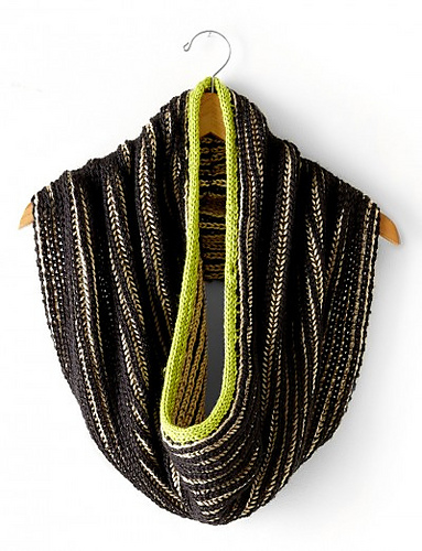 Ravelry: Shadow Cowl with Accent Trim pattern by Caron Design Team