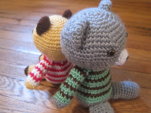 Ravelry: Striped Teddy Bear pattern by Tomoko Takamori