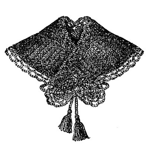 Ravelry: Doll's Pelerine pattern by The Young Ladies Journal