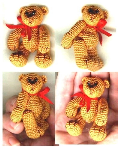 Ravelry: CLINT Thread Crochet Bear pattern by Edith Molina
