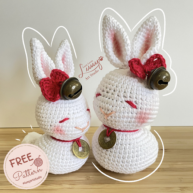 Ravelry: Lunar Zodiac Rabbit pattern by by Lumy | Arts & Crafts