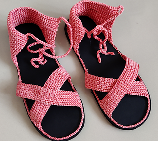 Ravelry: Crochet Criss cross slipper pattern by Kinjinlu Khumba