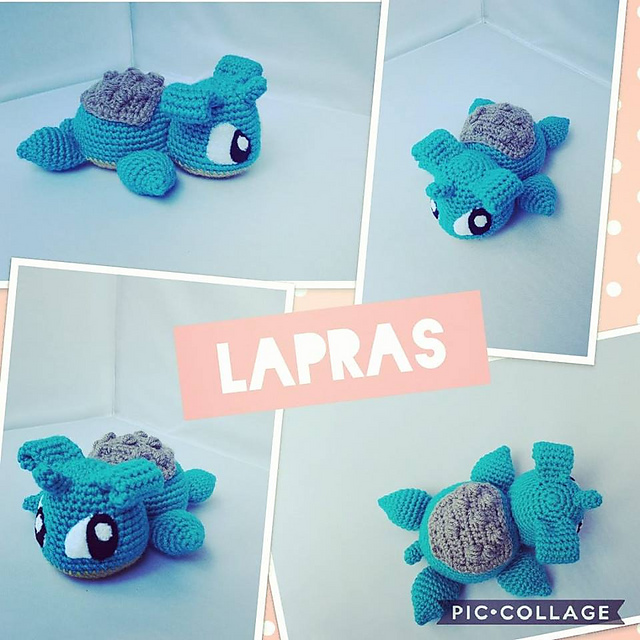 Ravelry: Lapras Pokemon Amigurumi pattern by Rachel Strutman
