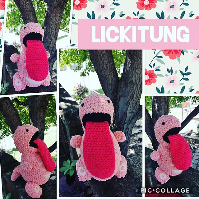 Ravelry: Lickitung Pokemon Amigurumi pattern by Rachel Strutman